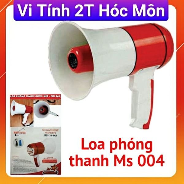 Loa phong thanh MS-16-004 vi tinh hoc mon, loa rao hang loa ban hang